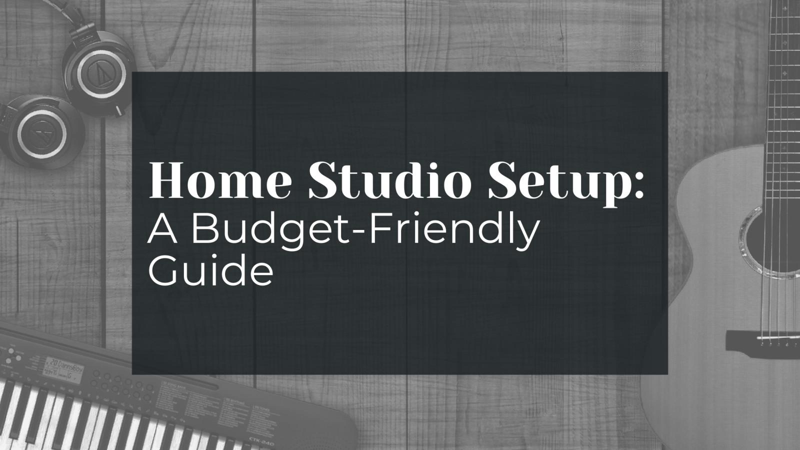 Home Studio Setup: A Budget-Friendly Guide | Amplify Your Voice ...
